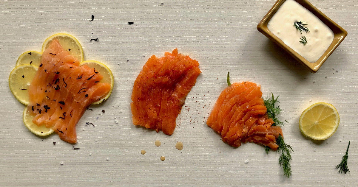Gravlax of trout - 3 ways – La Boite à Grains