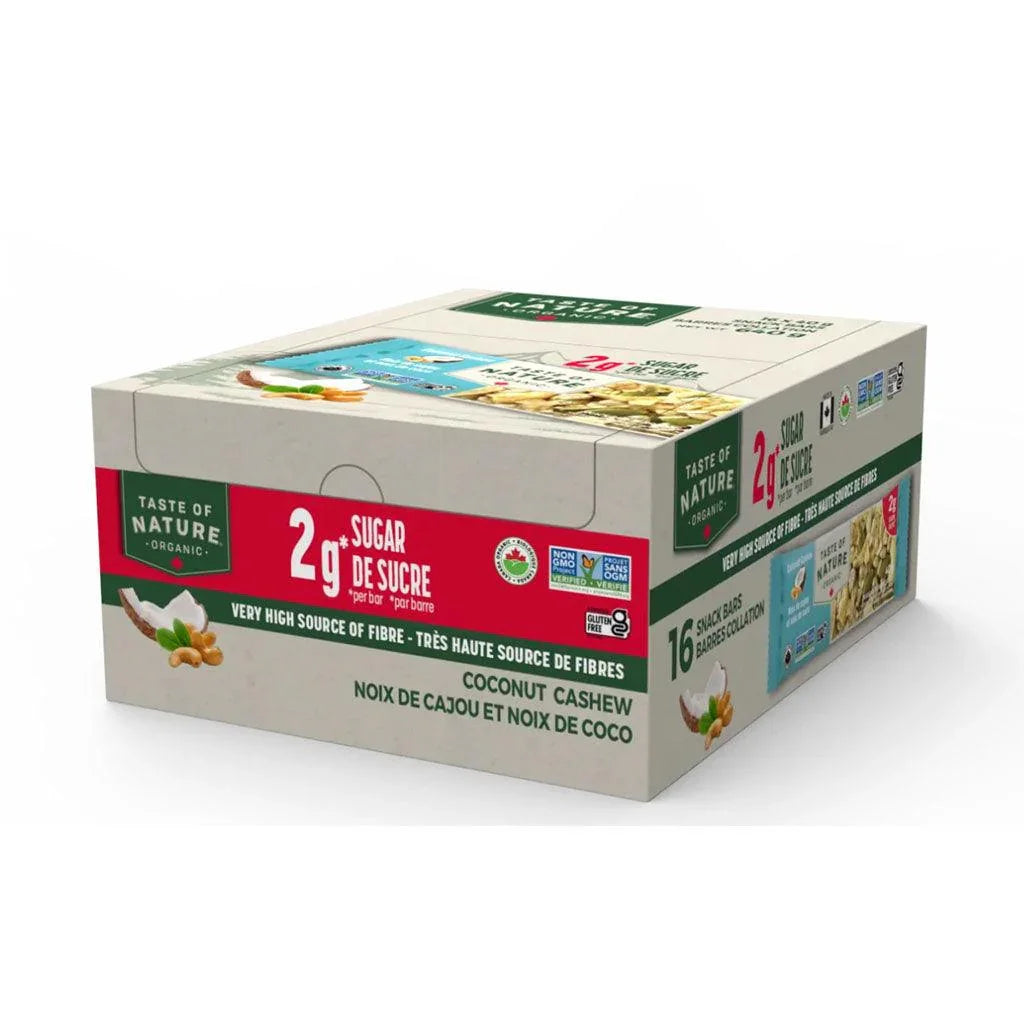 Boîte de 16 Barres Collation Noix de Cajou et Noix de Coco Bio – La ...