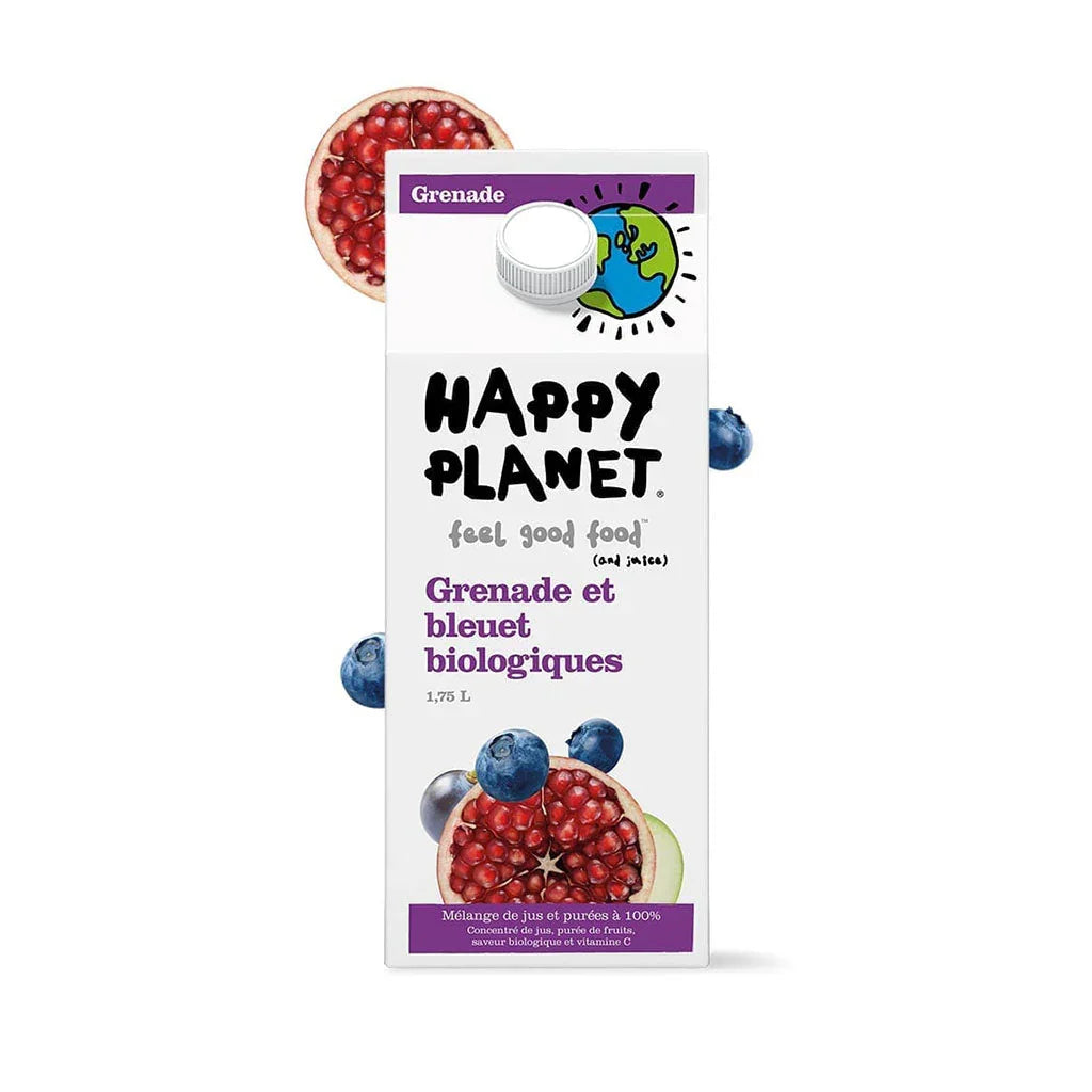 Organic Pomegranate and Blueberry Juice – La Boite à Grains