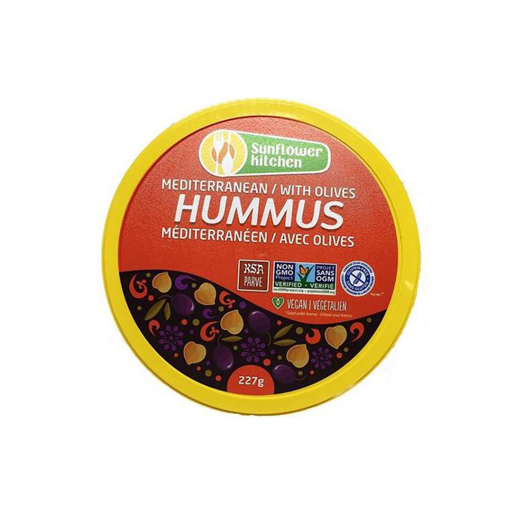 Hummus Méditerranéen avec Olives Kalamata – La Boite à Grains