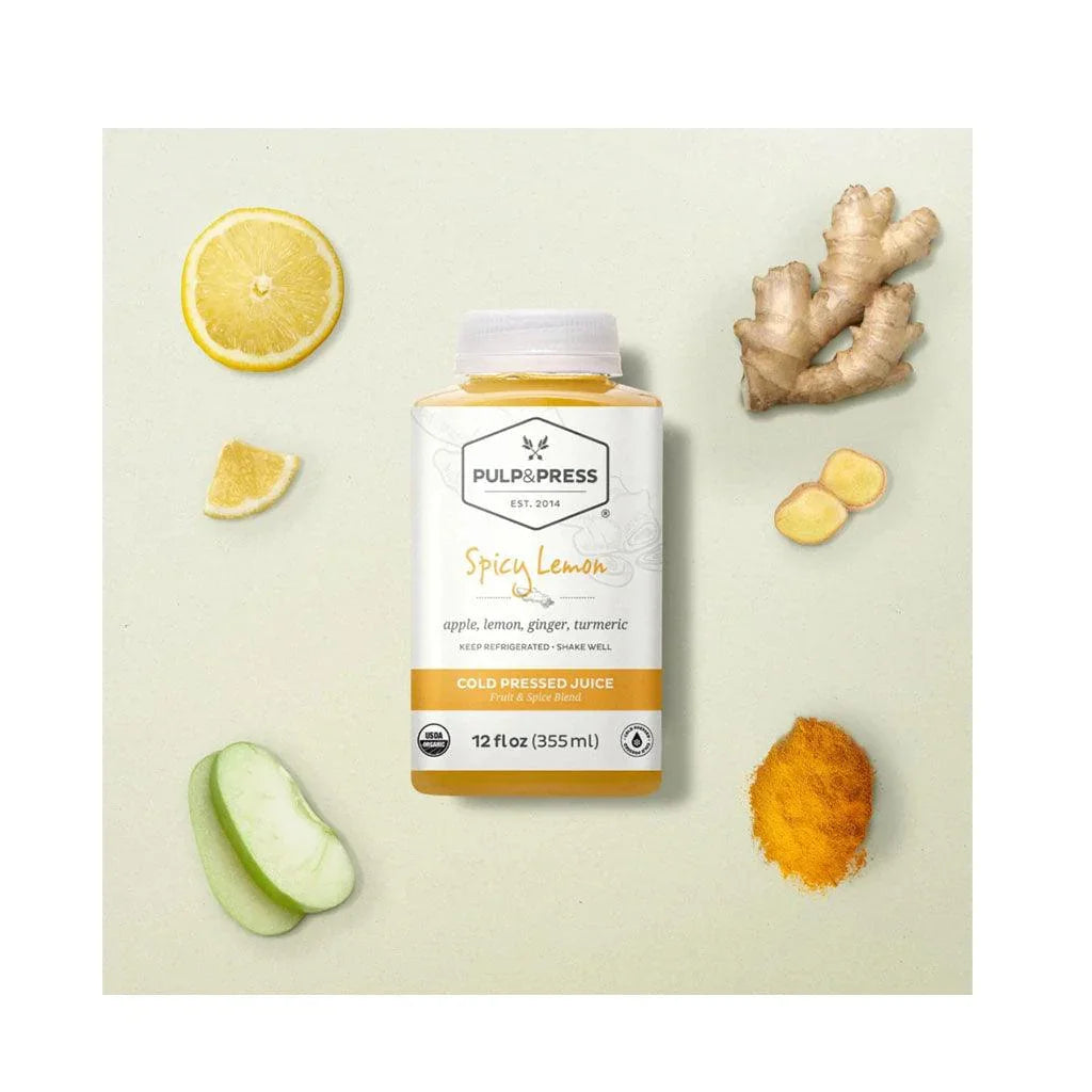 Jus Pressé à Froid Citron Épicé – La Boite à Grains