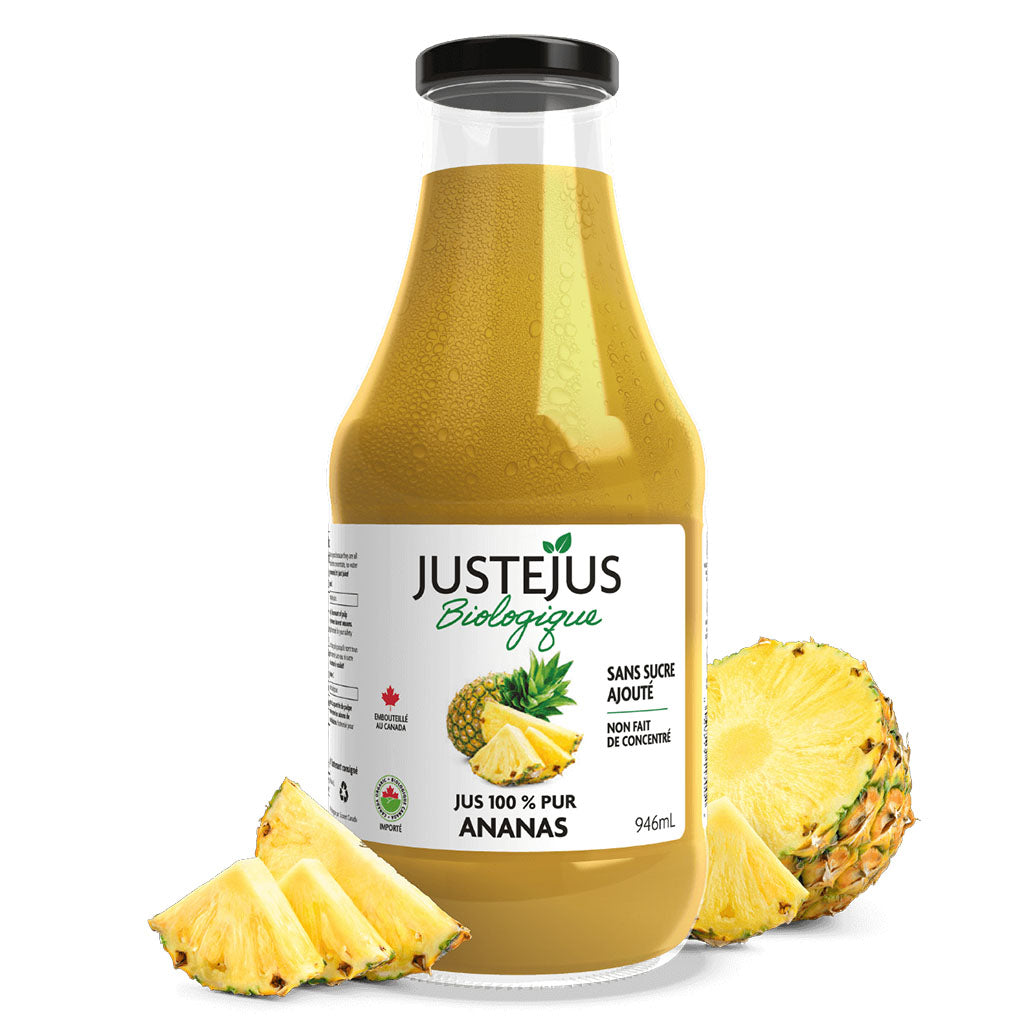 Jus d'Ananas Pur 100% Biologique – La Boite à Grains