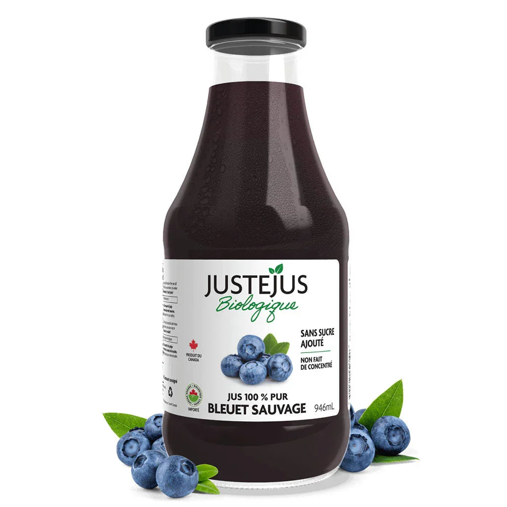 100% Pure Organic Wild Blueberry Juice – La Boite à Grains
