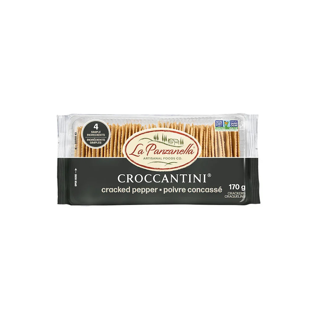 Croccantini Crackers Crushed Pepper – La Boite à Grains