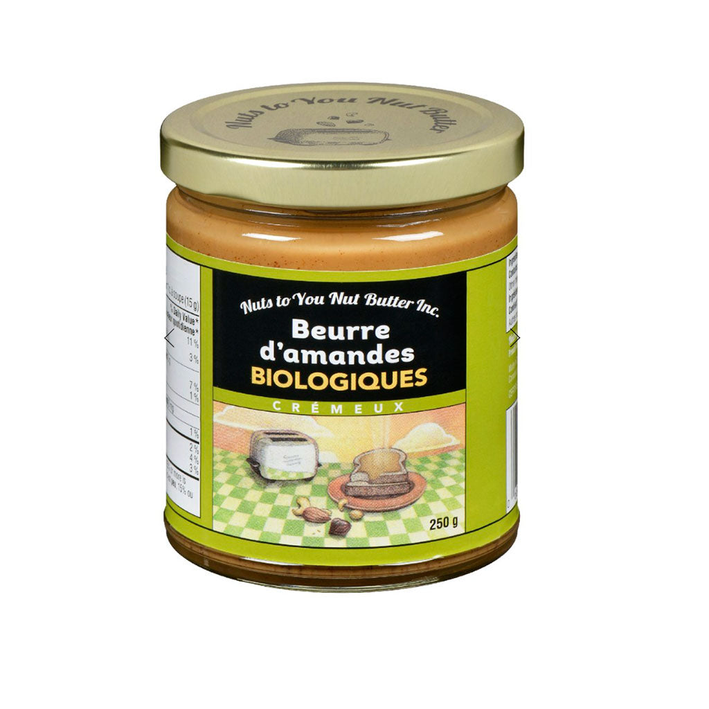 Organic Creamy Almond Butter 250 g – La Boite à Grains
