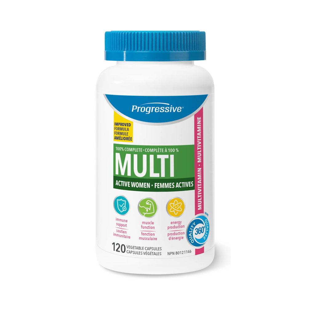 MultiVitamins Active Women 120 Capsules – La Boite à Grains