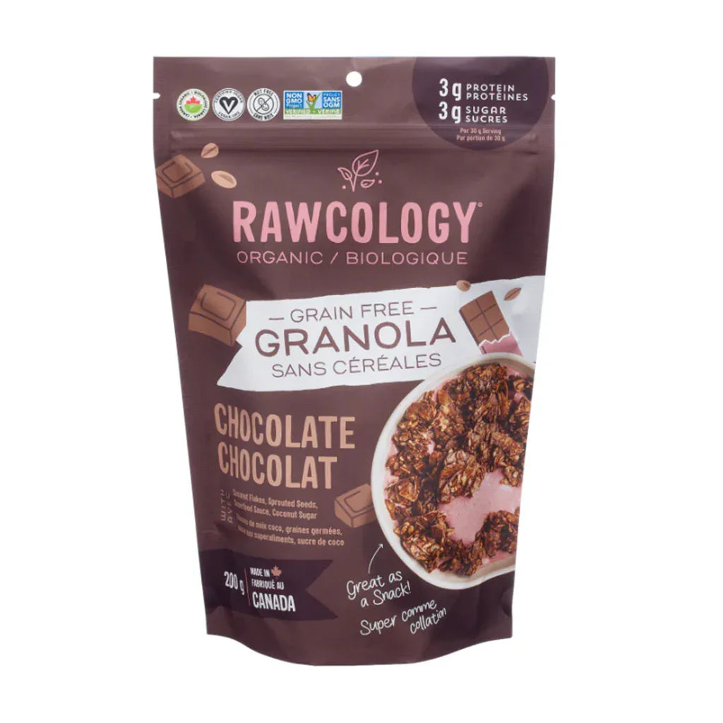 Organic Grain Free Granola Chocolate with Pure Cacao – La Boite à Grains