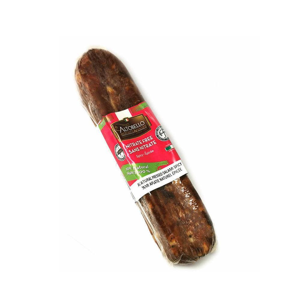 Salami Naturel Aplati Épicé – La Boite à Grains