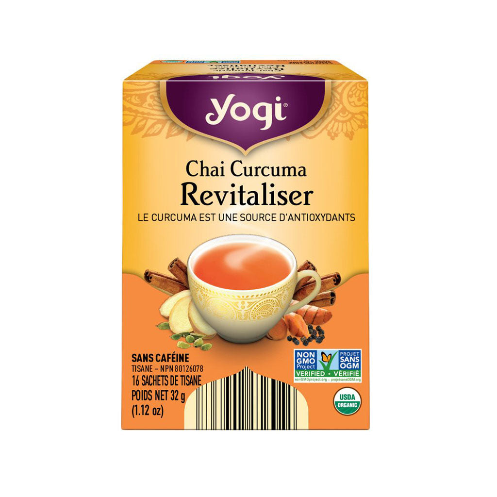 Chai Turmeric Revitalize Herbal Tea – La Boite à Grains