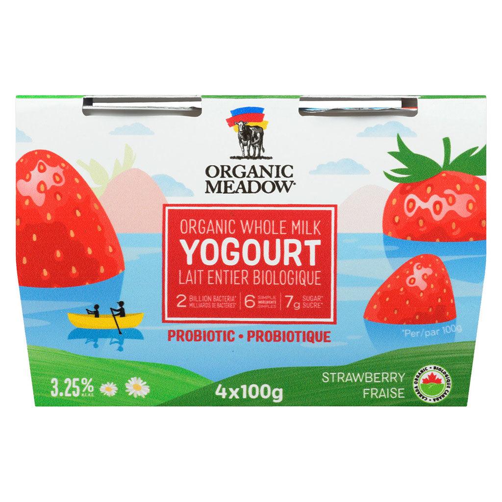 Organic Probiotic Strawberry Whole Milk Yogurt – La Boite à Grains